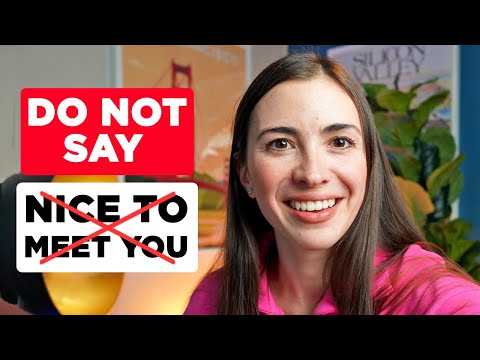 Stop saying "Nice to meet you" | Use these alternatives to SOUND LIKE A NATIVE