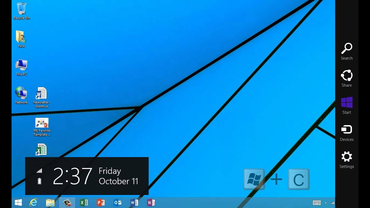 Windows 8.1 Desktop Tour