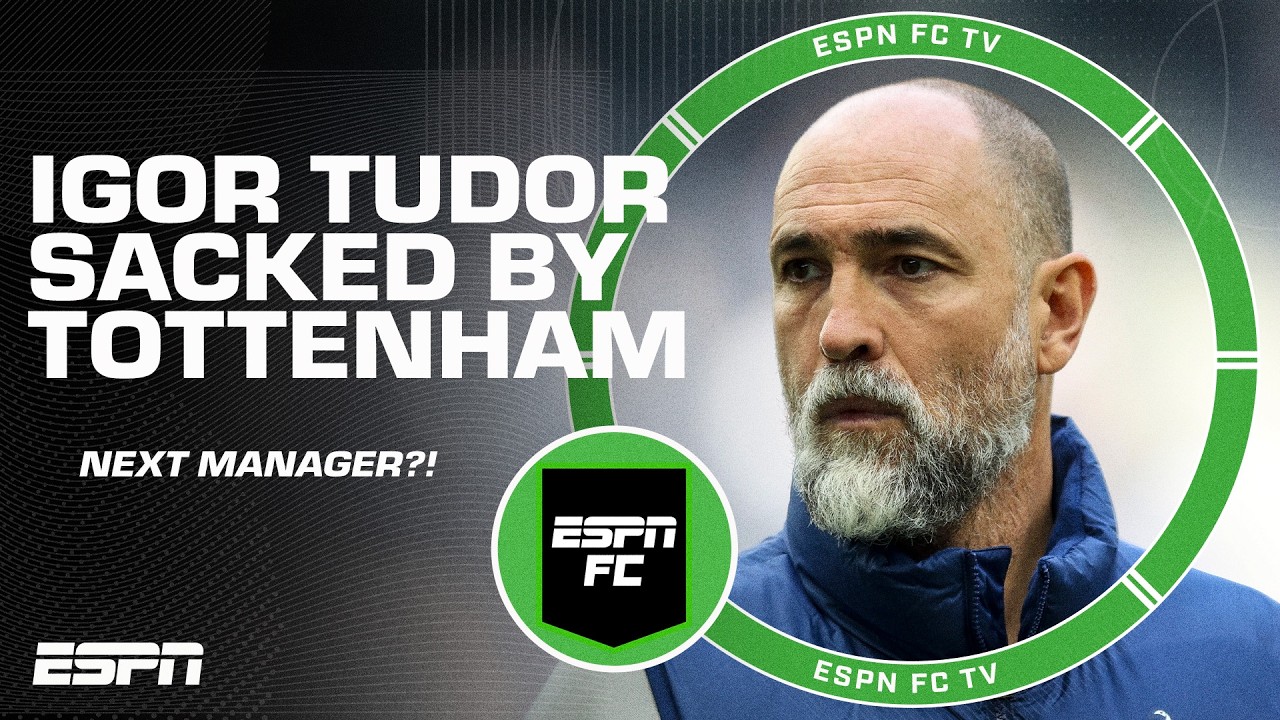 Igor Tudor SACKED by Spurs 😯 Who will be Tottenham's next manager?! 🤔 | ESPN FC