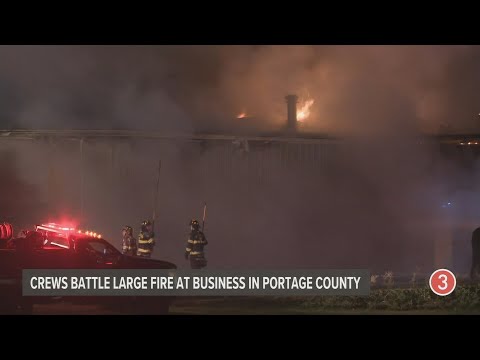 Aftermath of large fire in Portage County: Today’s top headlines and weather updates