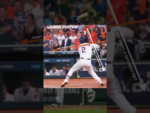 💥Alex Bregman Launch Position💥 #astros #baseball #alexbregman #playoffbaseball #postseason