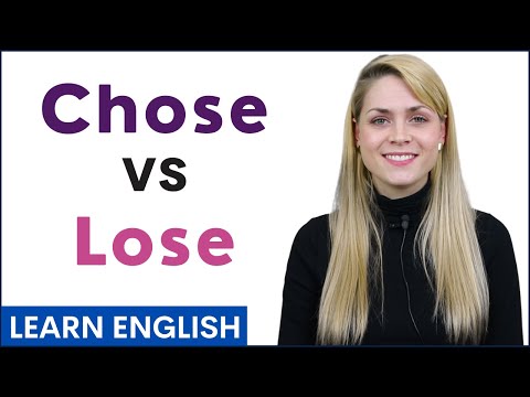 Choose vs Lose Pronunciation, Meaning, Grammar with Example English Sentences