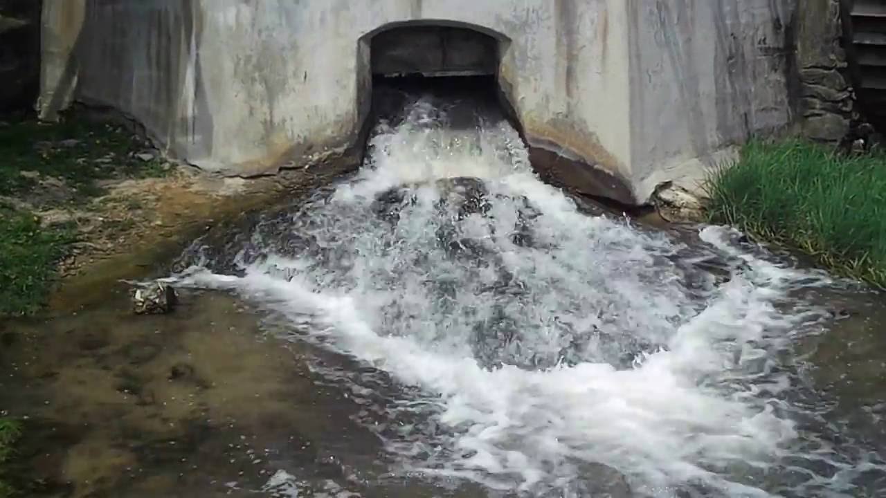 Mansfield Roller Mill and weir