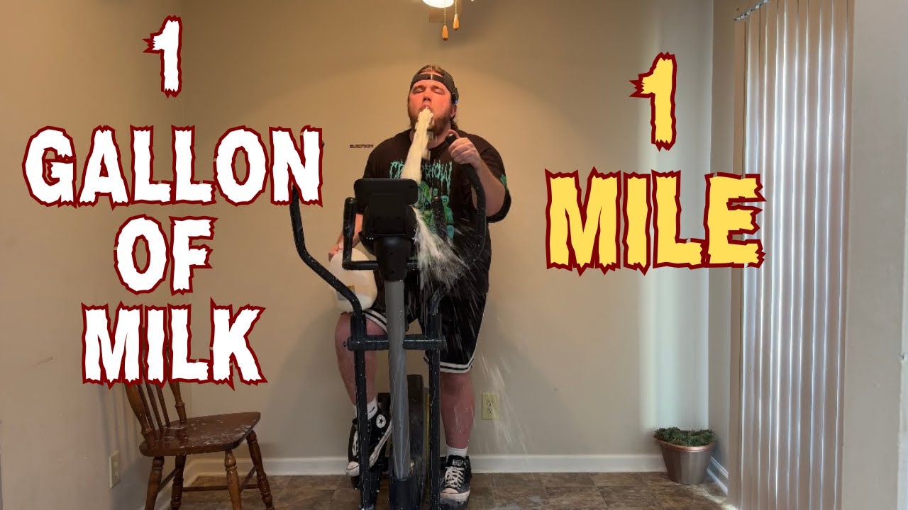 Running The MILK MILE Goes Terribly Wrong *VOMIT WARNING*