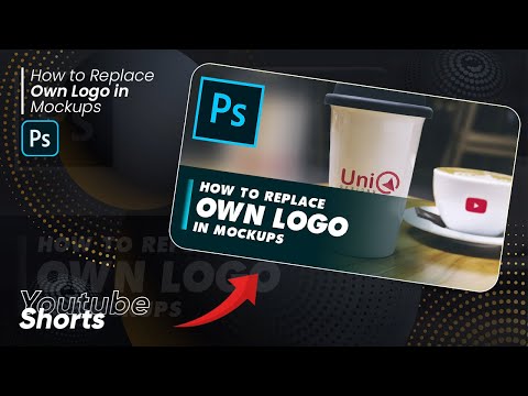 How To Replace Own Logo In Mockups - Adobe Photoshop