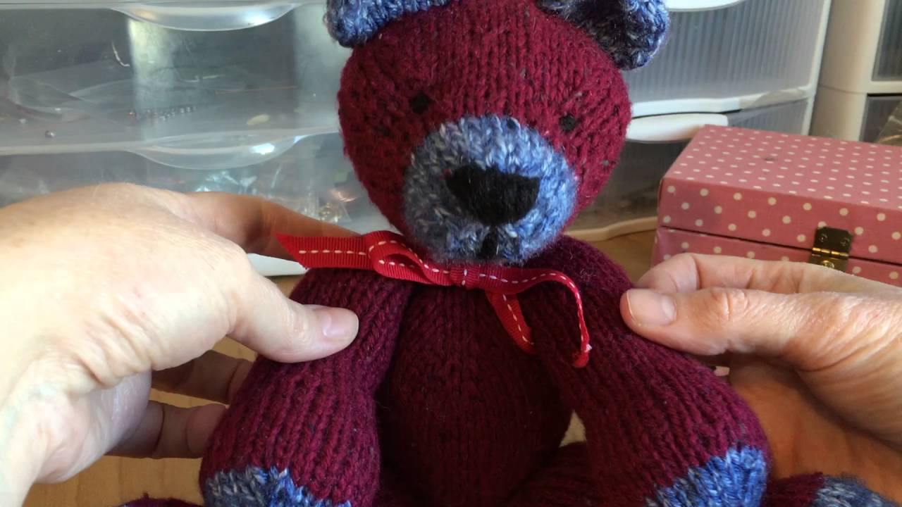 Original Knitted Toy Pattern - Little Bear