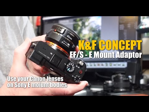 K&F CONCEPT EF - E IV AF Mount Adapter - Review