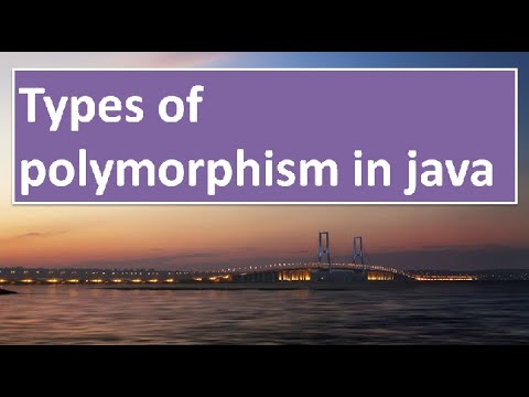 Types of polymorphism in JAVA,#54