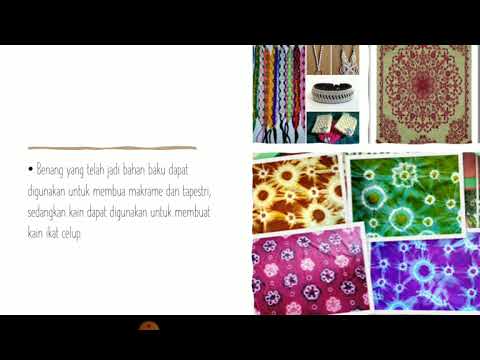 Prakarya kelas 7 semester 1#Kerajinan serat(tekstil)