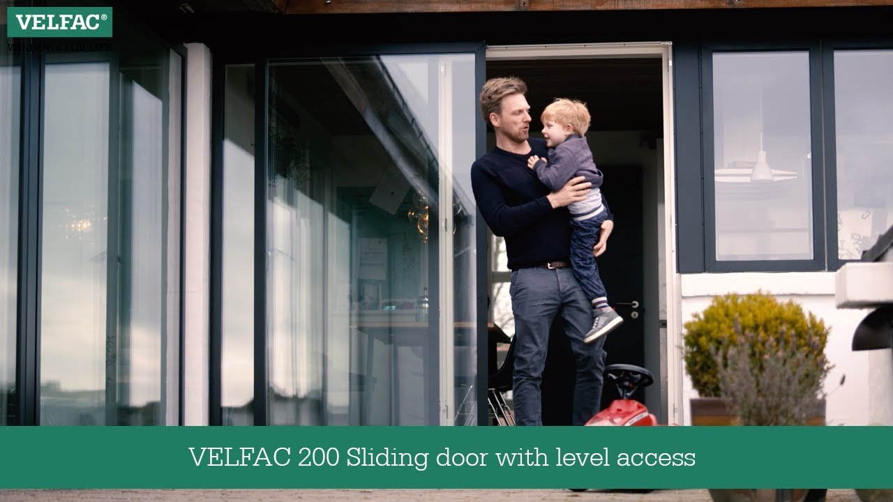 VELFAC 200 Sliding door with level access