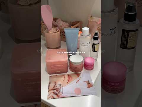trying out korean skincare products✨ #koreanskincare #skincareroutine #thatgirl #viral #kbeauty