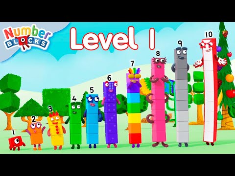🛠️Building All Numberblocks 1 to 10: Learn and Play Together Level 1🔢| Learn to count | Numberblocks