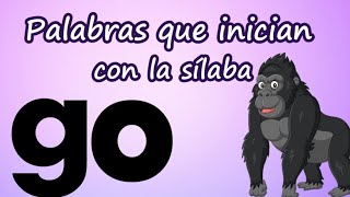 10 palabras con go - Educatics