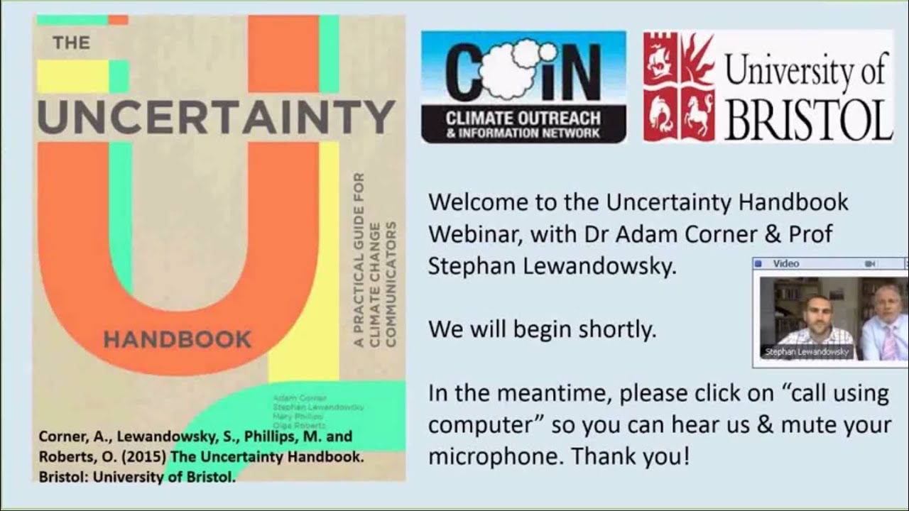 Uncertainty Handbook webinar