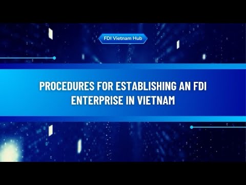 Procedures for Establishing an FDI Enterprise in Vietnam - LawyerLily