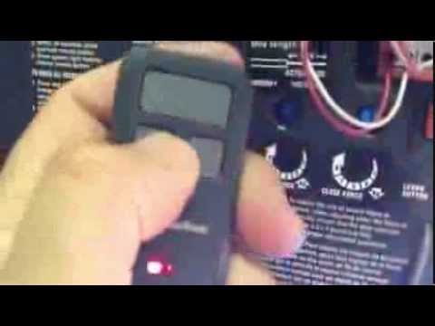 How To Program LiftMaster 890max Mini Key Chain Garage Door Opener Remote Black with Gray Buttons