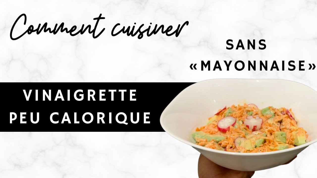 Recette Vinaigrette allégée, délicieuse et peu calorique.