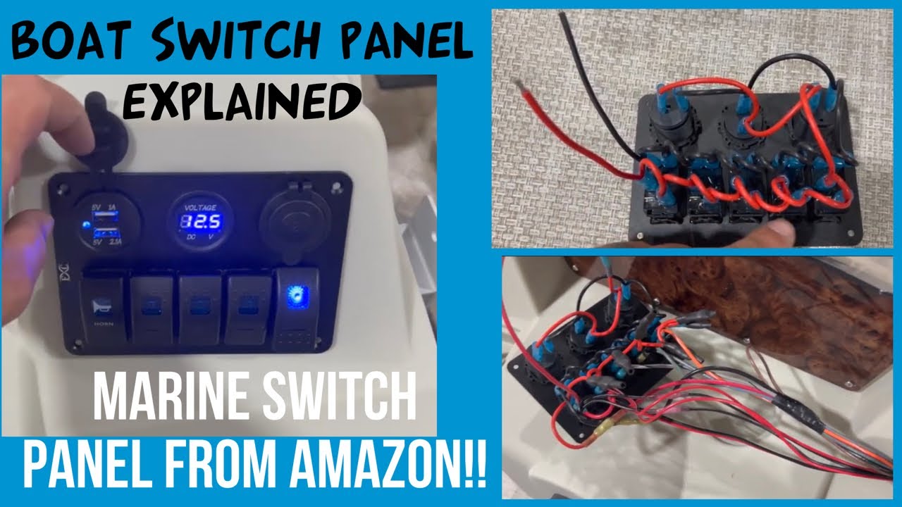 Amazon Switch Panel - HOW TO WIRE INTO YOUR BOAT