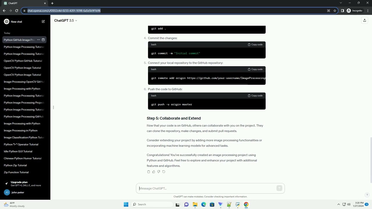 image processing projects using python github