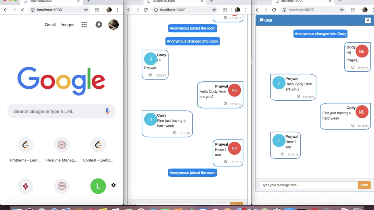 Node + Express+ Socket Chat App: Complete Walkthrough with Source Code.