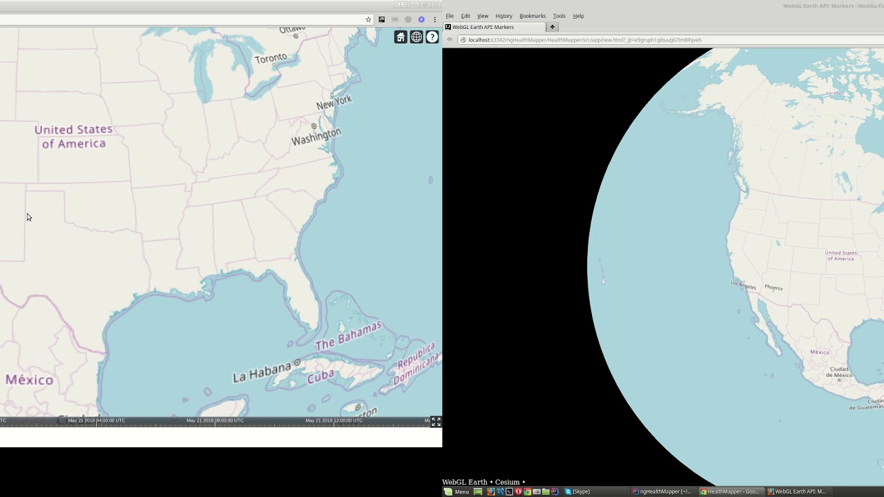 WebGL vs Cesium