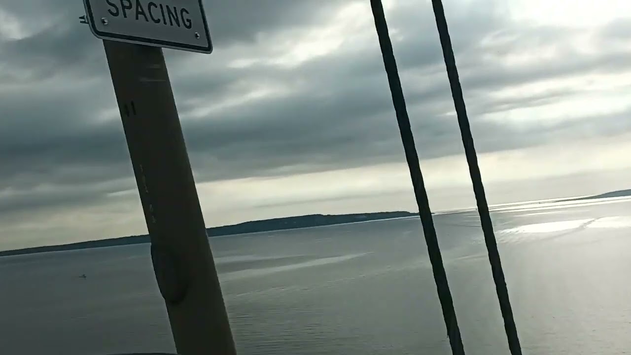 Crossing the Macknaw bridge on June 29th 2015