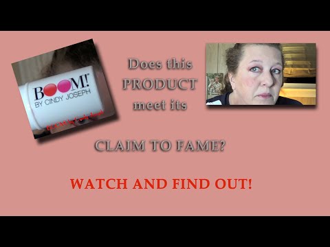 BOOM! by Cindy Joseph | Does it meet its claim to fame? Trying this product first time.