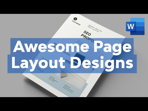 Make Awesome Page Layout Designs in Microsoft Word