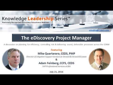 The eDiscovery Project Manager