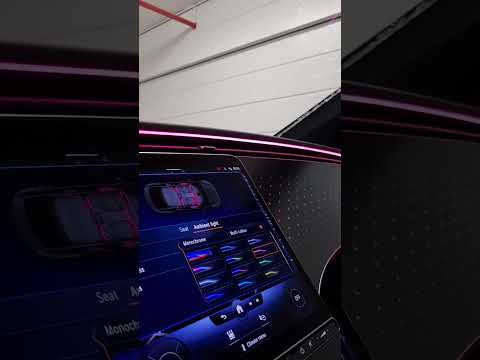 The definition of ambient light in car industry - Mercedes EQE