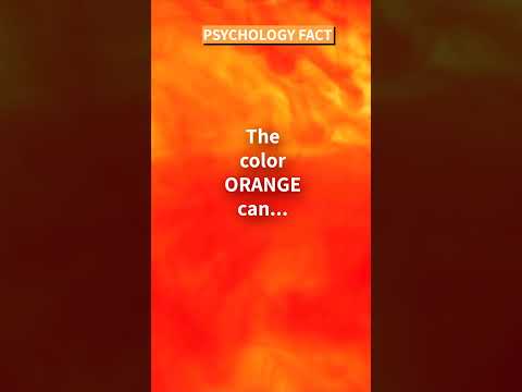 The color ORANGE can do THIS!!! 💖 #shorts #shortsvideo #motivation #psychology