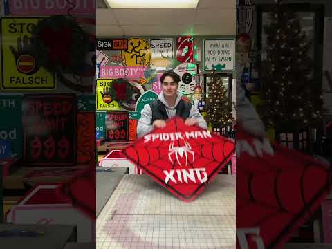 SPIDER-MAN TRAFFIC SIGN?!