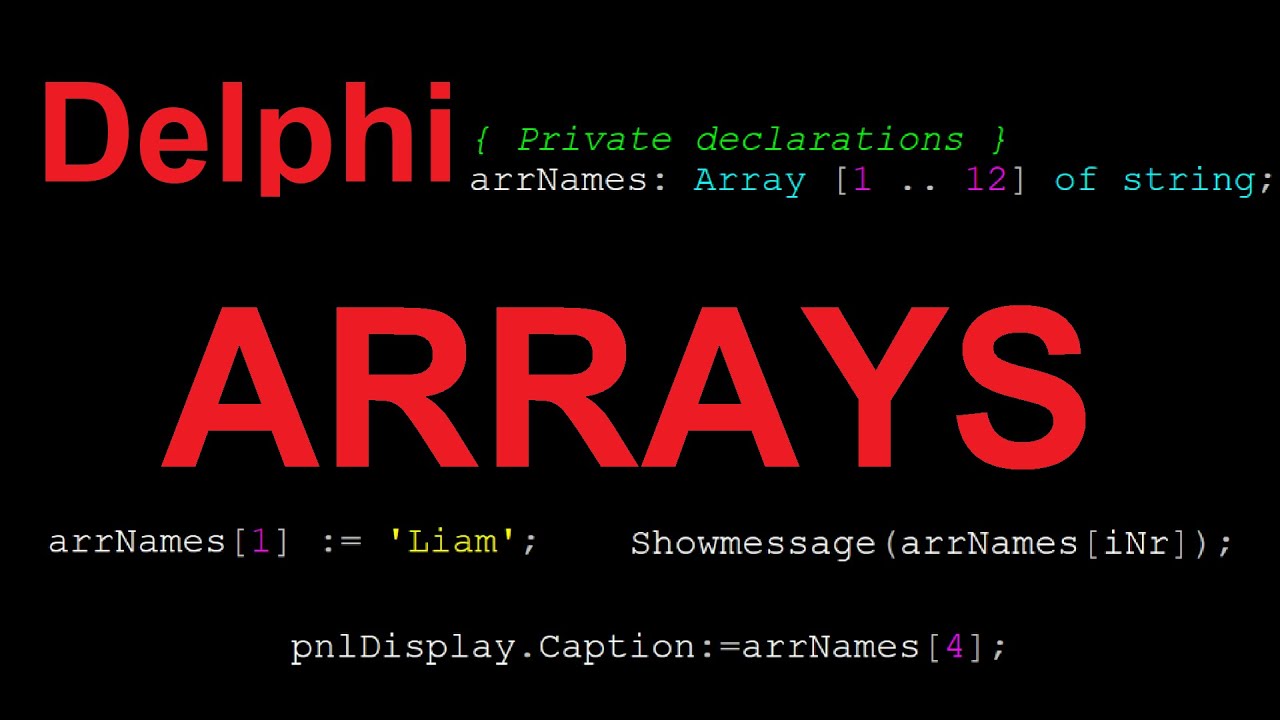 Delphi Arrays