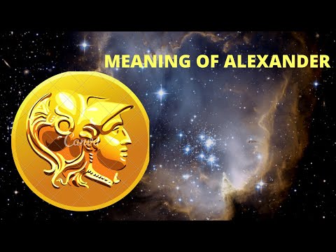 MEANING OF ALEXANDER