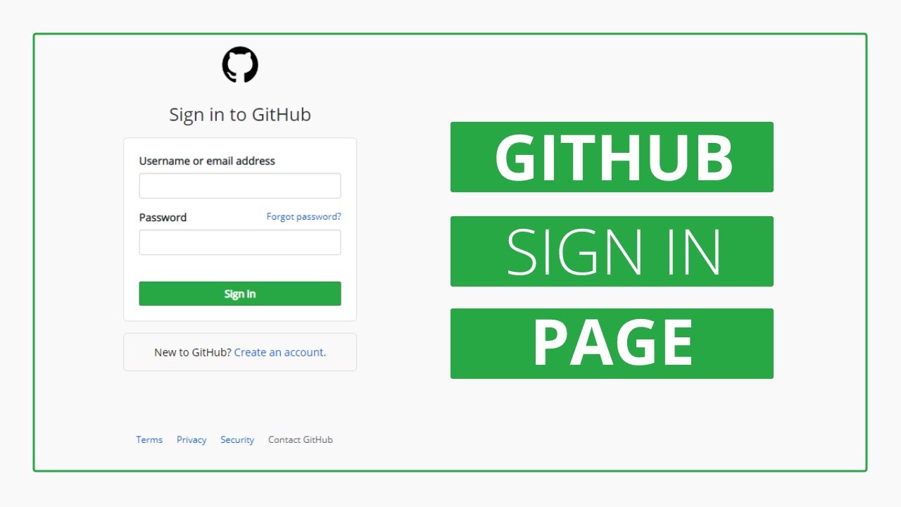 GitHub Sign In Page Using HTML and CSS | GitHub Sign In From