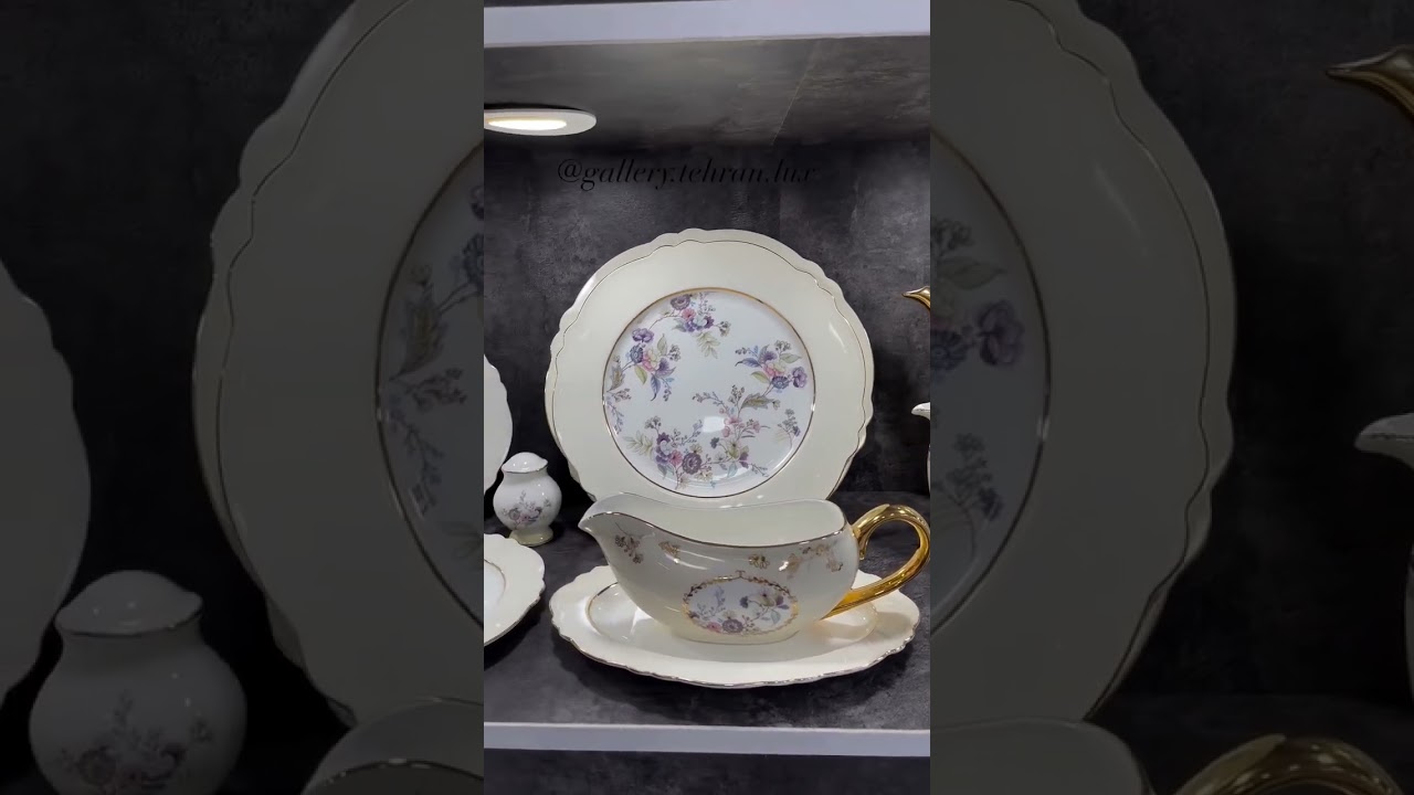 Classic Luxury Tea Set | Elegant Porcelain Cups & Teapot | European Royal Design 2025