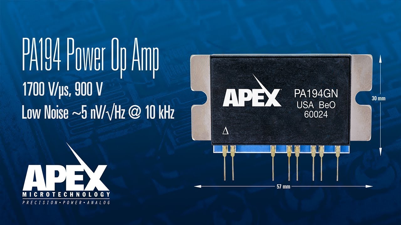 PA194 High Speed, Low Noise Power Op Amp