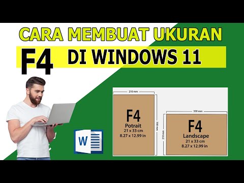 cara menambahkan ukuran kertas f4 pada windows 11