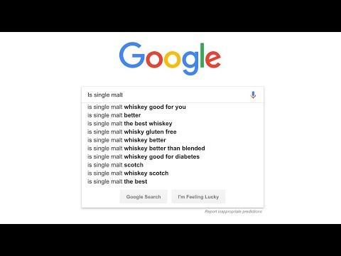 Answering Google's Top Single Malt Whiskey Questions