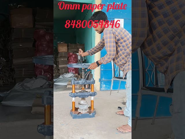 Paper Plate Making Machines - Semi Automatic Paper Plate Making Machine ...