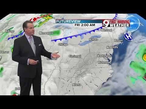 Your Monday evening forecast