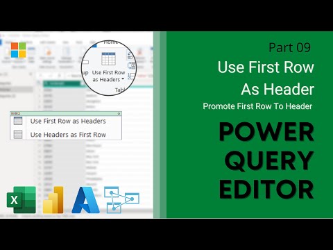 Change first row in power bi / use first row as a header in power bi # ...