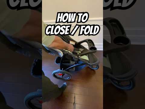 How to Close and Fold the Graco Baby Jogger Stroller #shorts #graco