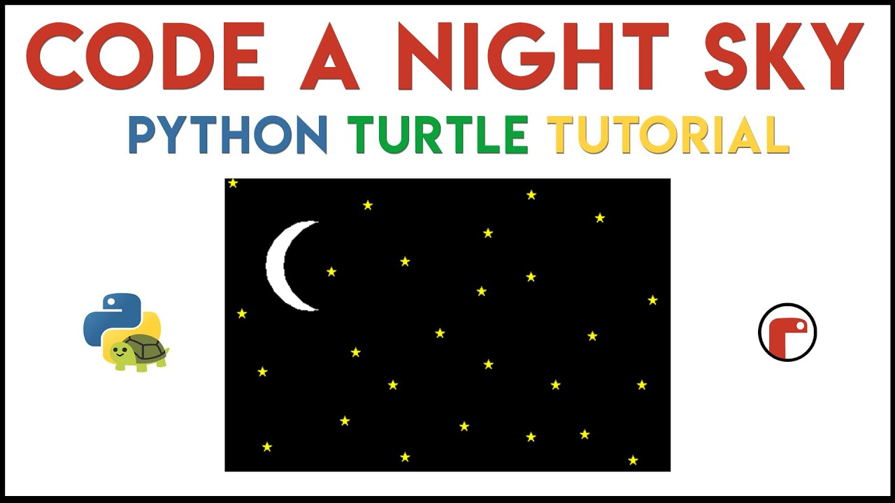 Python Turtle - Code a Night Sky Tutorial