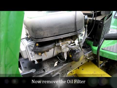 John Deere Riding Mower Oil Change Lawn Tractor LA 105