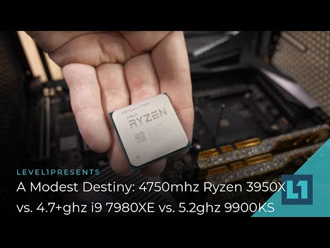 4750mhz Ryzen 9 3950X vs 5.2ghz 9900ks vs 4.7+ghz 7980XE : A Modest Destiny? :D