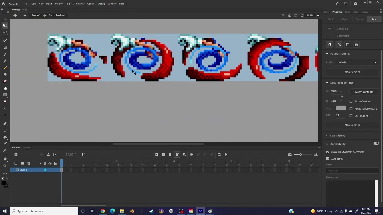 How to do a Sonic Sprite Animation Tutorial.