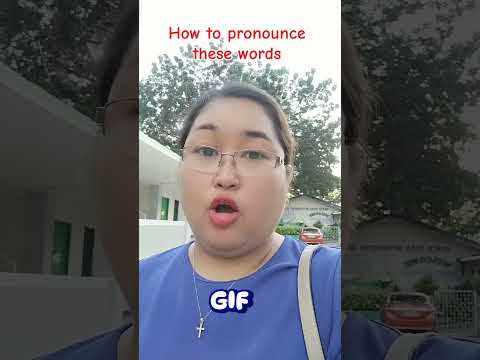 How to pronounce meme and GIF #pronunciation #reading #education