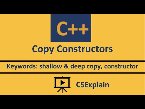 GitHub - CS-Explained/copy-constructors-cpp: Explanation of copy constructors in c++