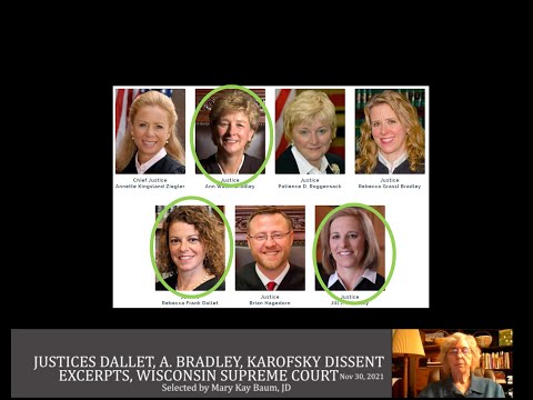 Wisconsin's Supreme Court Minority Dissenting Opinion